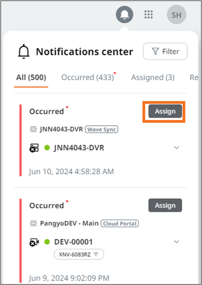 HealthPro: How do I check and assign task status? – Hanwha Vision Support Portal