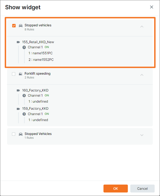 SightMind: How do I use widgets? – Hanwha Vision Support Portal