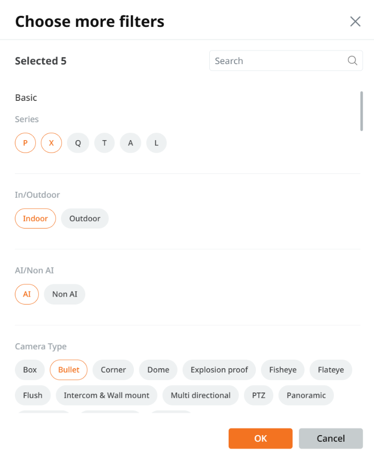 DesignPro: How to Use the Filter in the Profile – Hanwha Vision Support ...
