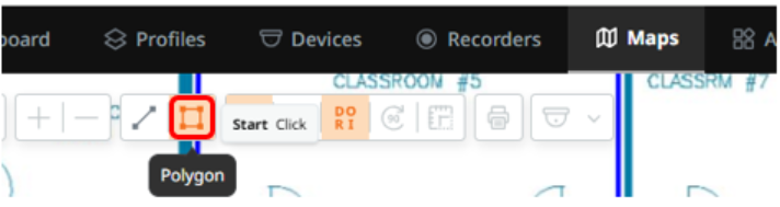 DesignPro: How to Design the Blocker (Polyline, Polygon) on the Map – Hanwha Vision Support Portal