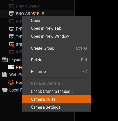 WAVE: How do I record a camera on WAVE using DI trigger? – Hanwha ...